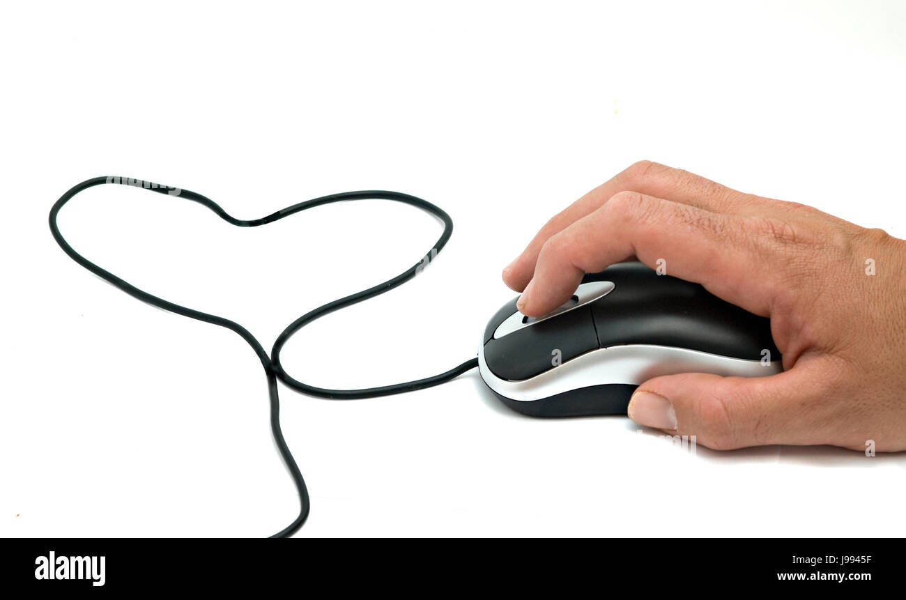 hand, PC, computers, computer, finger, isolated, closeup, electronics ...