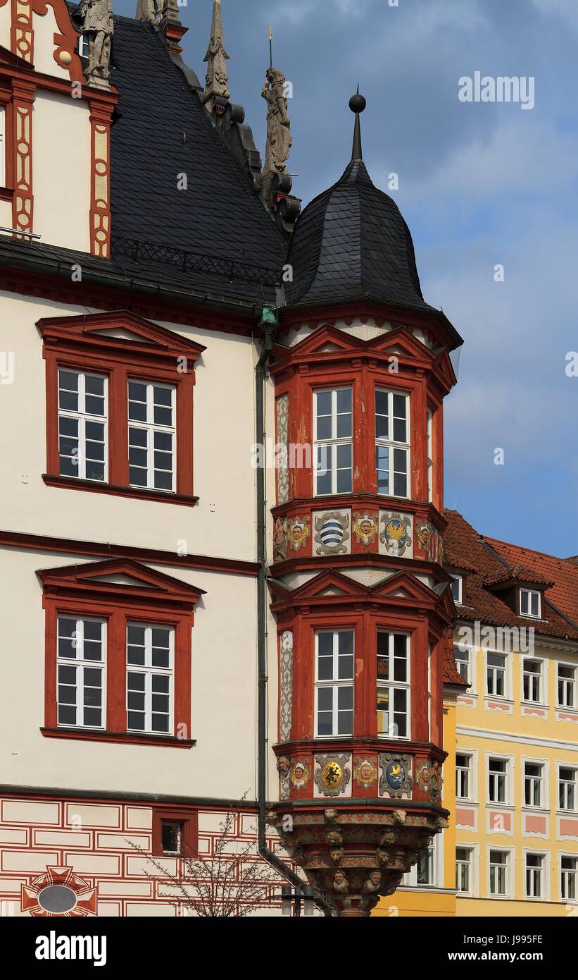 Oriel window facade city hall hi-res stock photography and images - Alamy