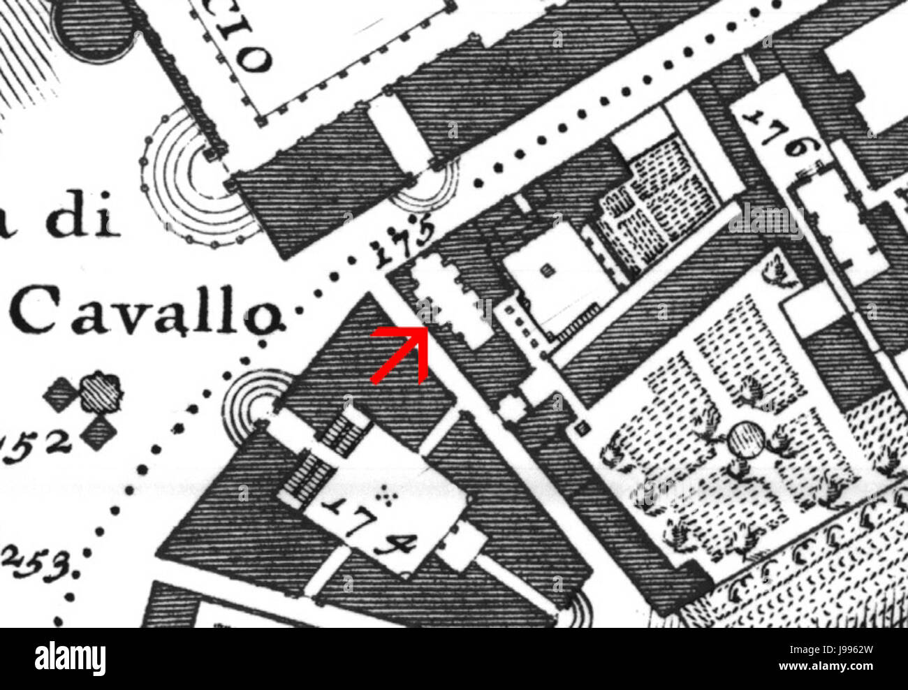 Map of rome hi-res stock photography and images - Alamy