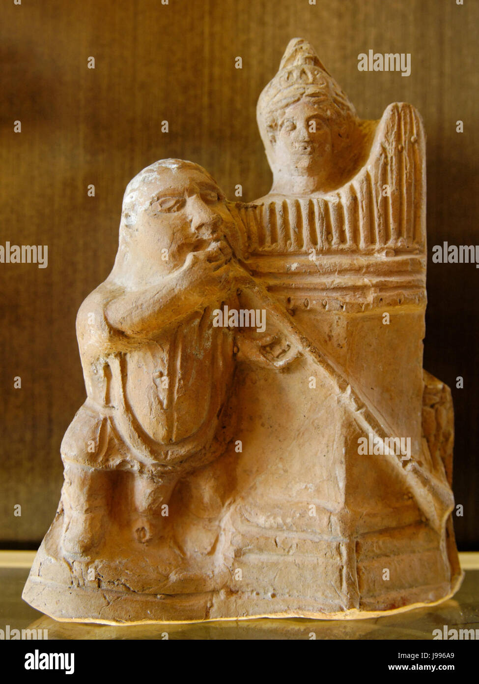 Salpinx hydraulis players Louvre CA426 Stock Photo - Alamy