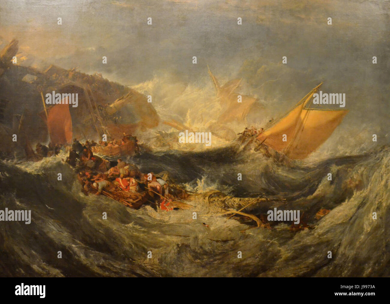 The wreck of a transport ship by Turner (1810 Stock Photo - Alamy