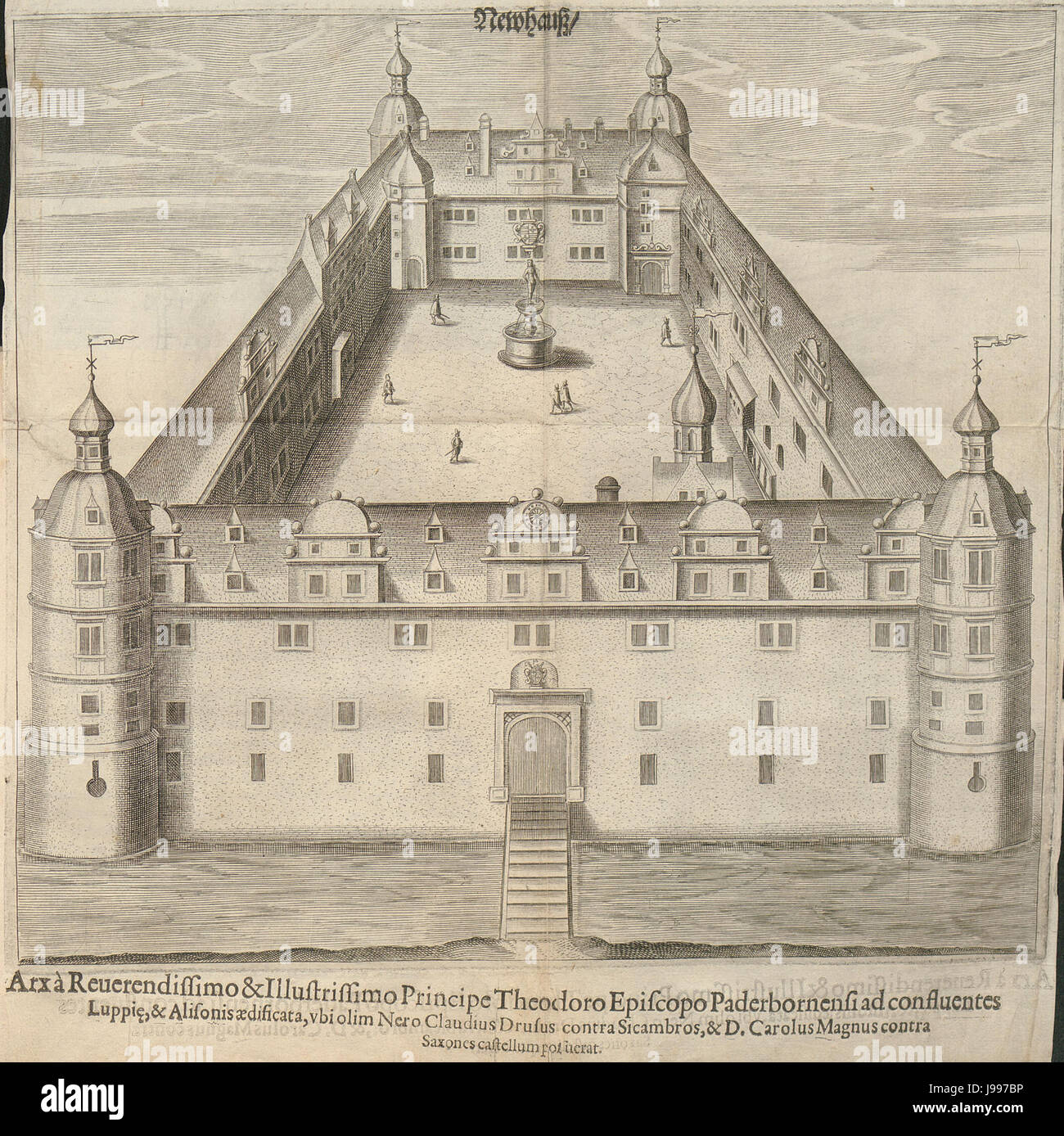 Schloss Neuhaus 1616 Stock Photo - Alamy