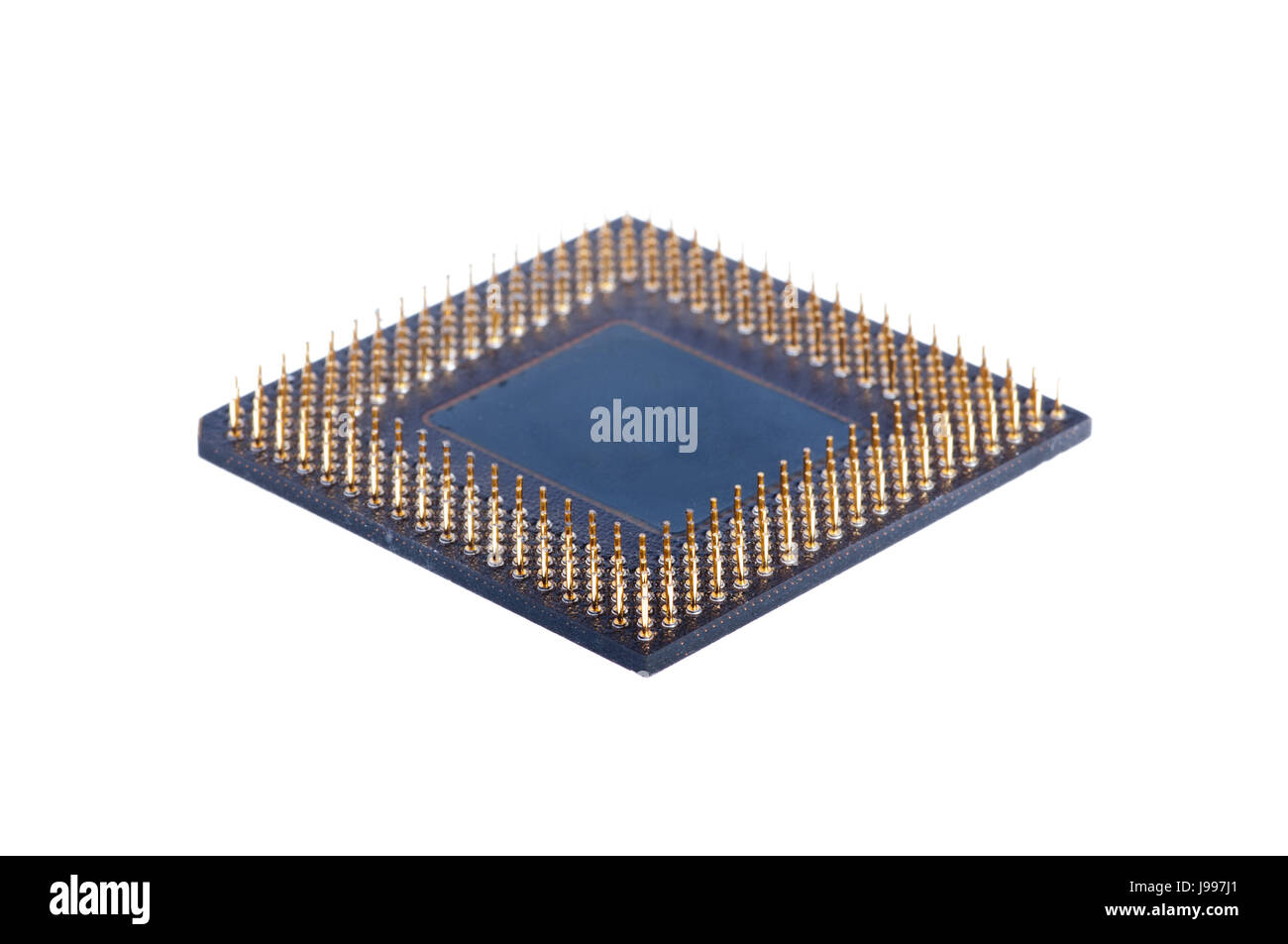 processor on white background Stock Photo - Alamy