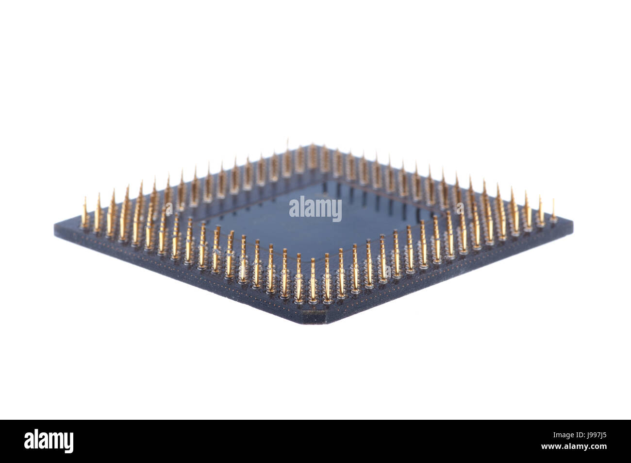 processor on white background Stock Photo - Alamy
