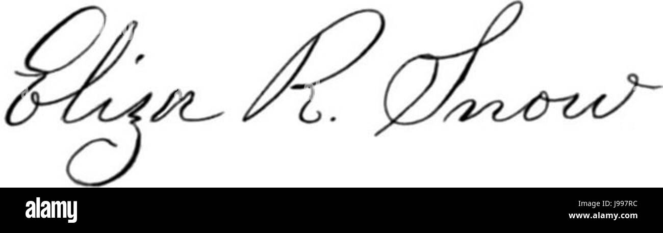 Eliza r snow hi-res stock photography and images - Alamy