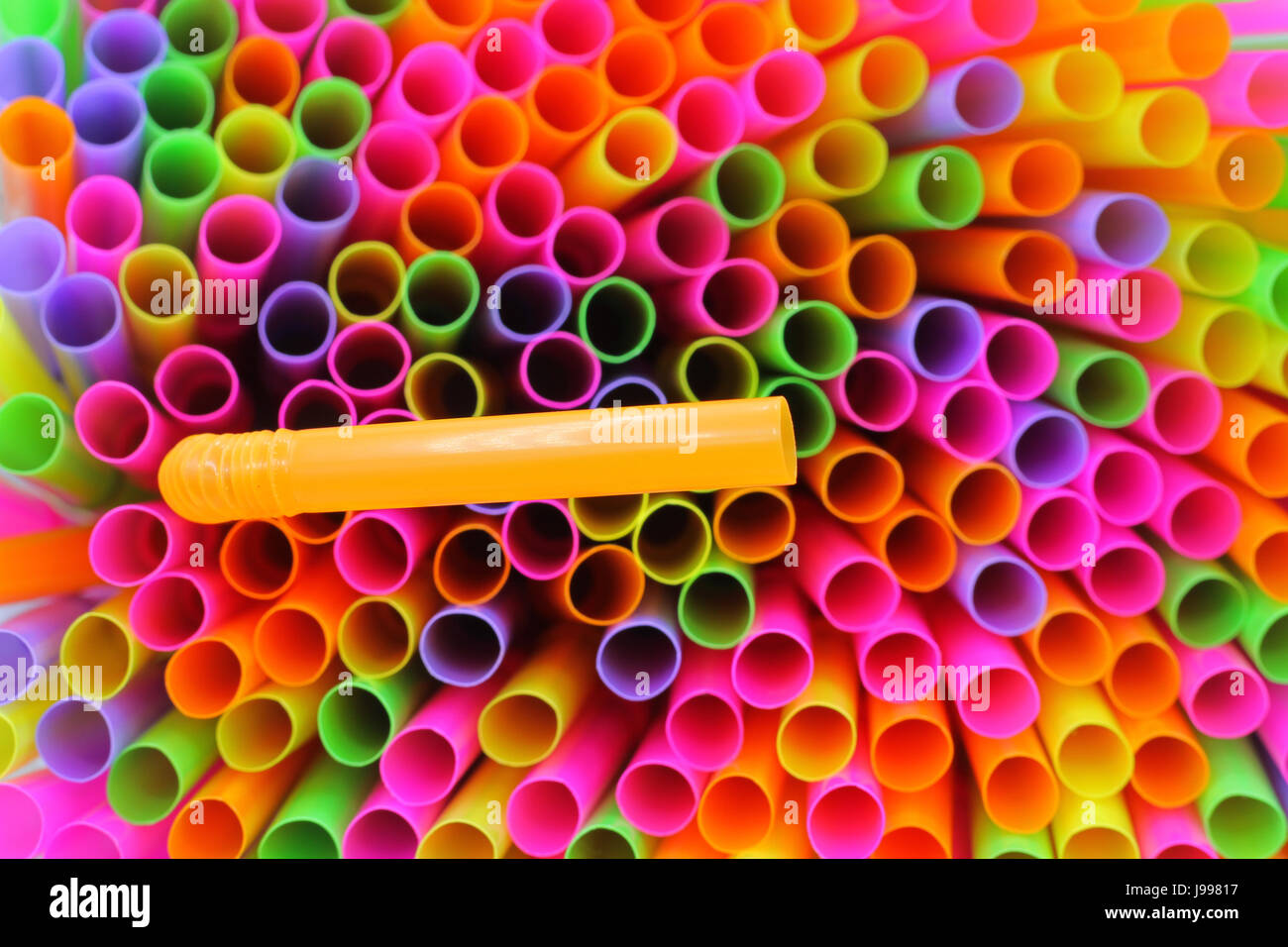 straw : Colorful of drinking straws is a tube for transferring a ...