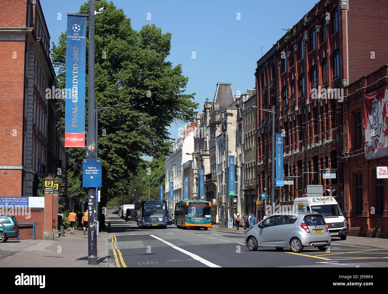 Westgate street cardiff hi-res stock photography and images - Alamy