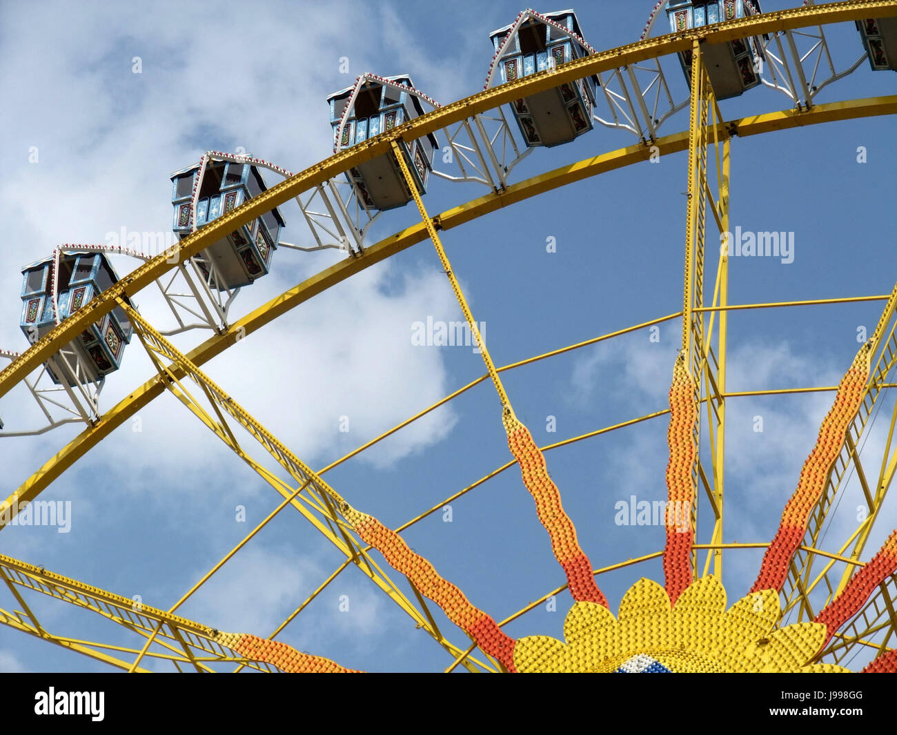 colorful big wheel detail Stock Photo - Alamy