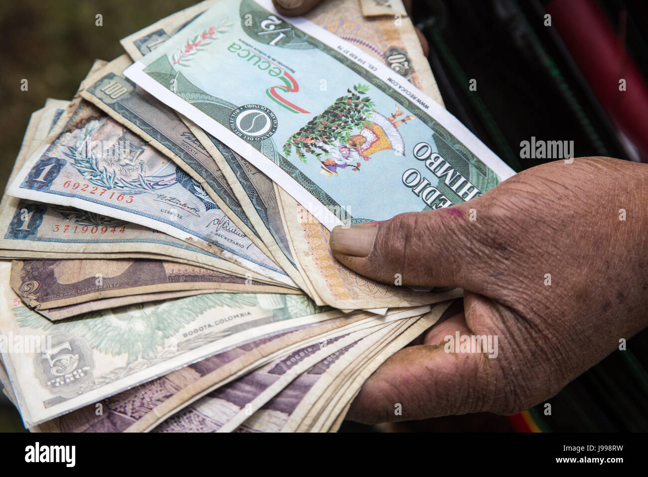 Colombian currency hi-res stock photography and images - Alamy