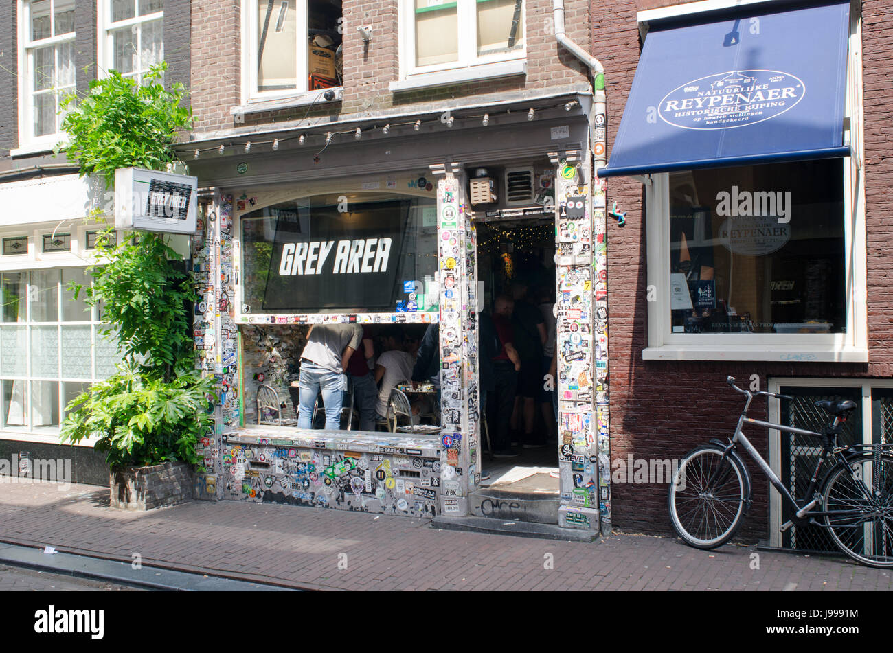 Amsterdam Grey Area Shop Store Stock Photo - Alamy