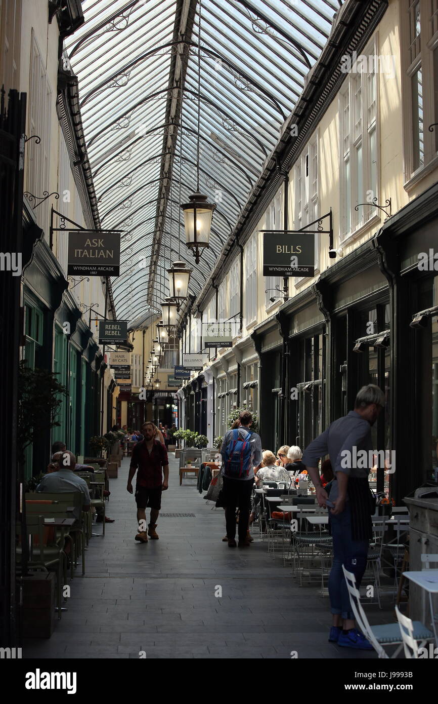 Wyndham Arcade, Cardiff Stock Photo - Alamy