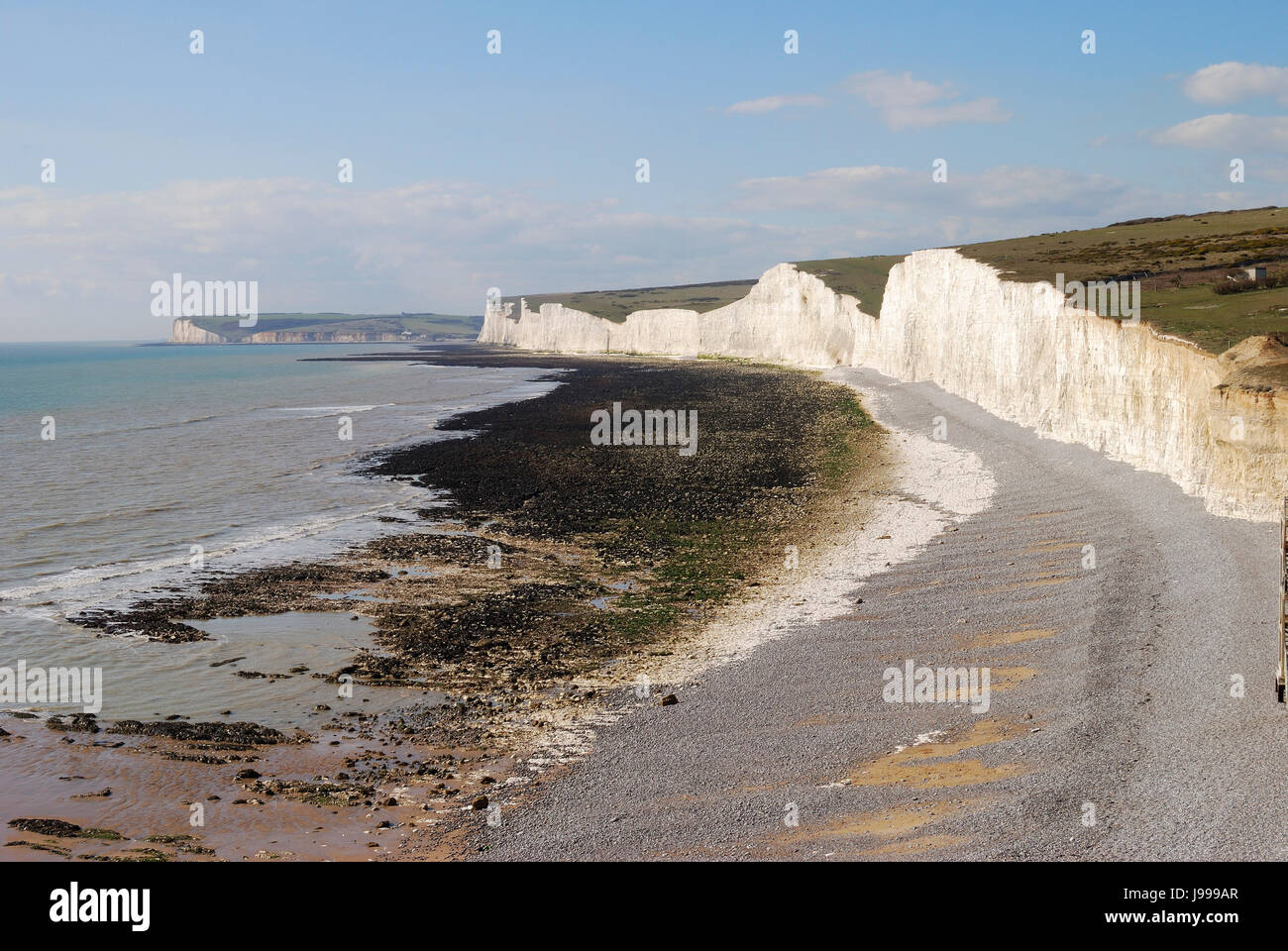 beach, seaside, the beach, seashore, england, cliff, shingle, salt ...