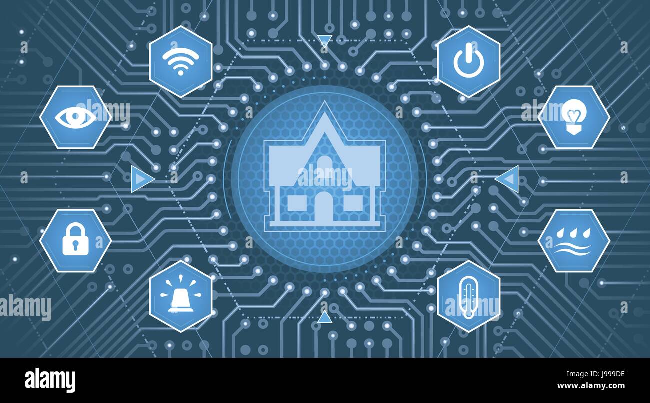 Smart house system hi-res stock photography and images - Alamy