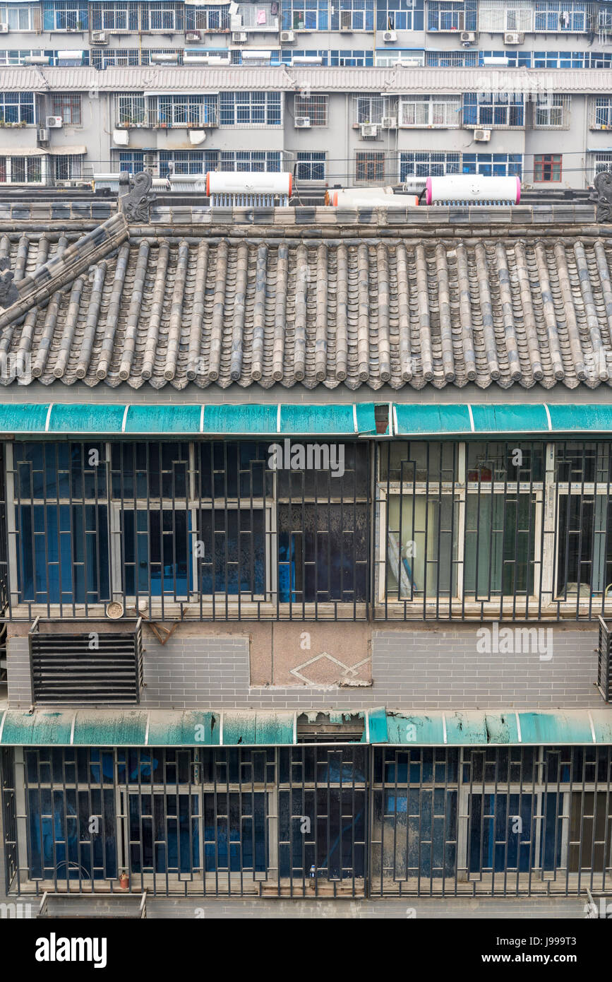 Blocks of flats, Xian, Shaanxi province, China Stock Photo - Alamy