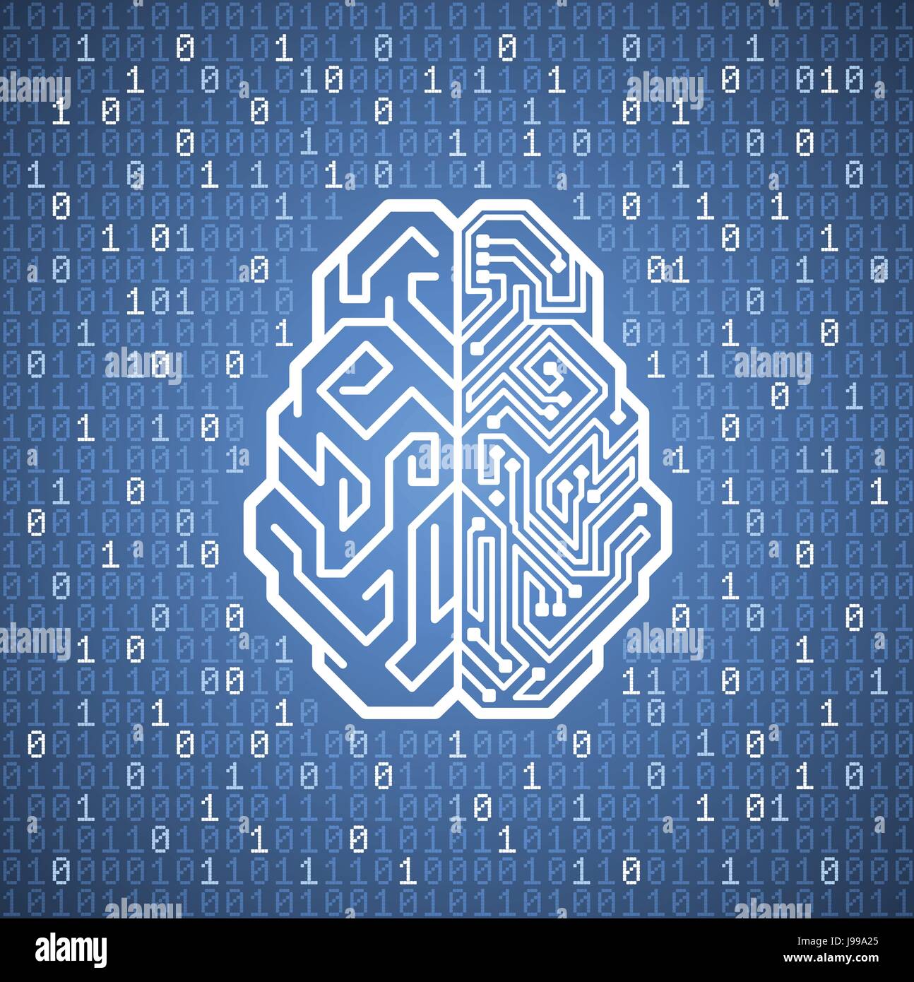 Futuristic brain graphics hi-res stock photography and images - Alamy