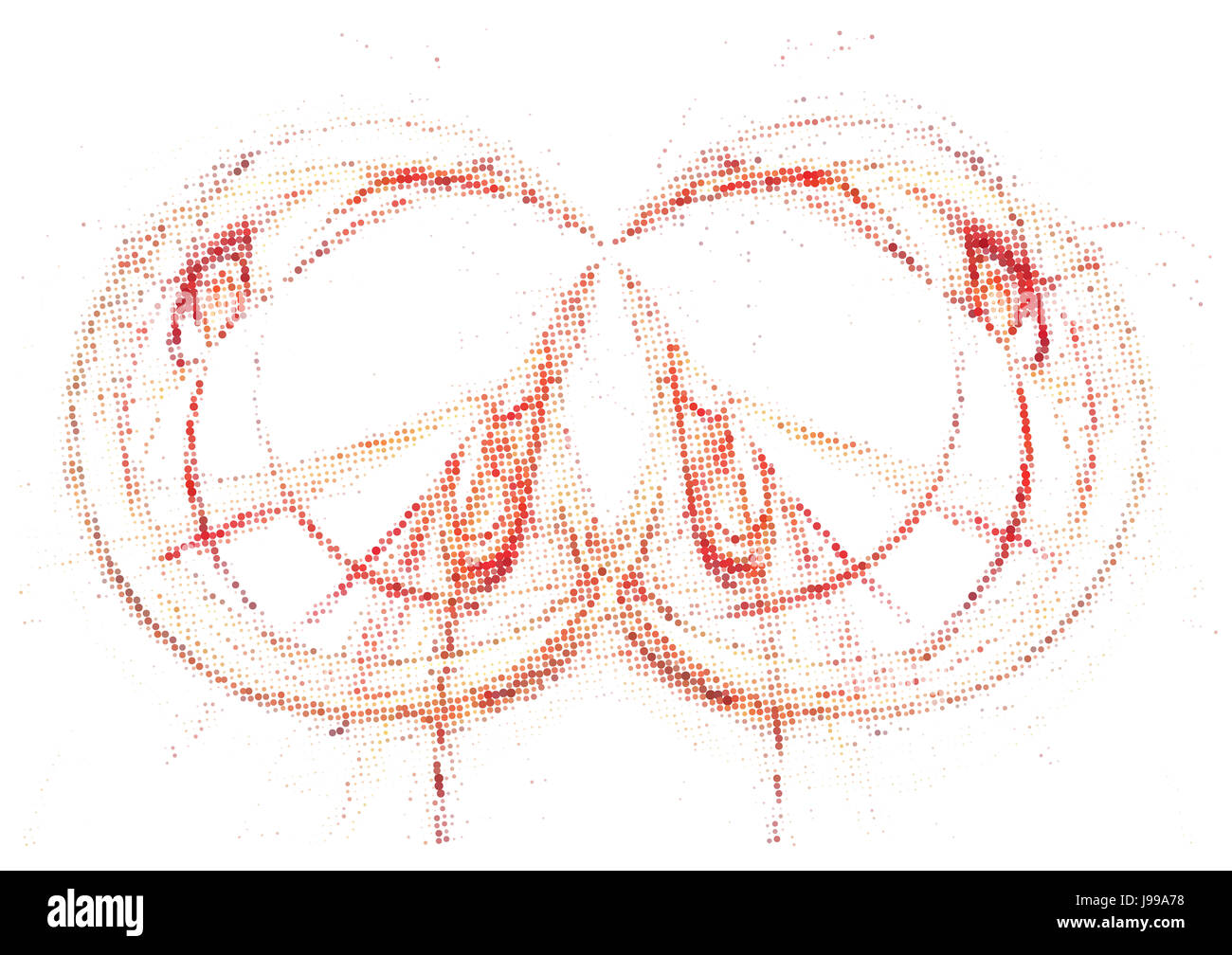 colour, illustration, circle, dirty, element, abstract, distort ...