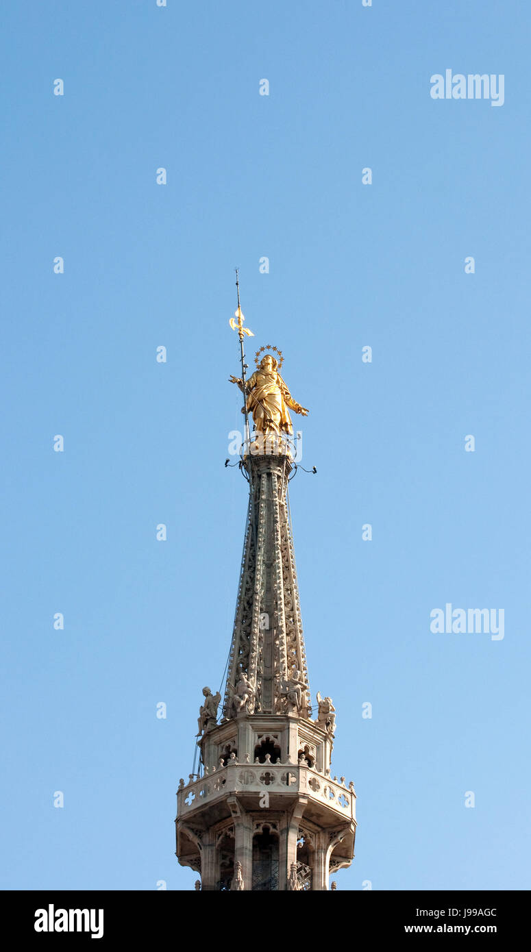religion, statue, sculpture, milan, italy, religion, church, monument ...