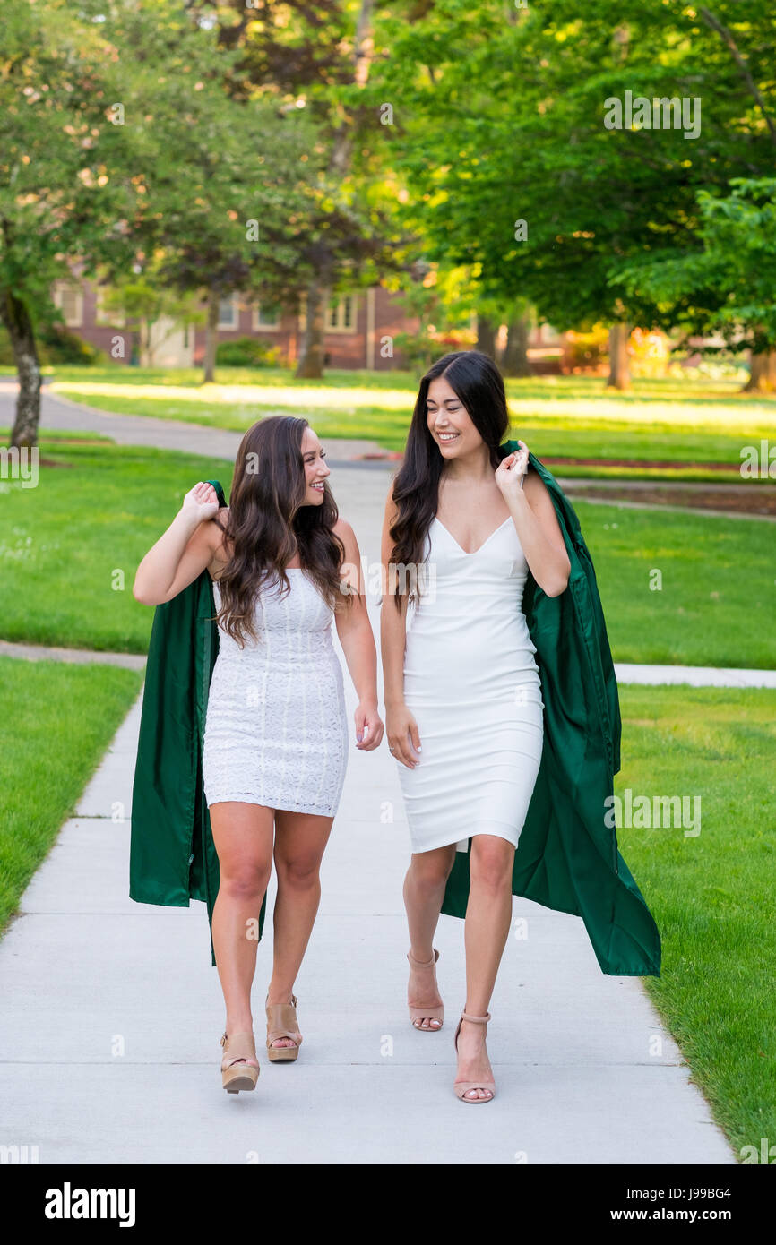 College Graduation Photo on University Campus Stock Photo - Alamy