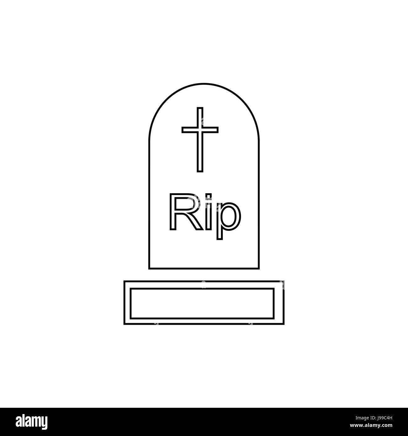 Tombstone gravestone epitaph cemetery Stock Vector Images - Alamy
