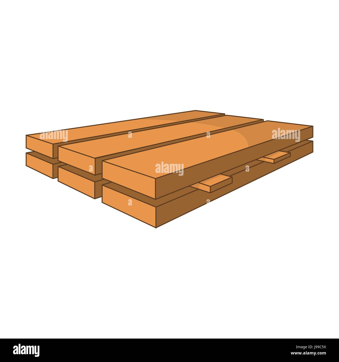 Wood boards icon, cartoon style Stock Vector Image & Art - Alamy
