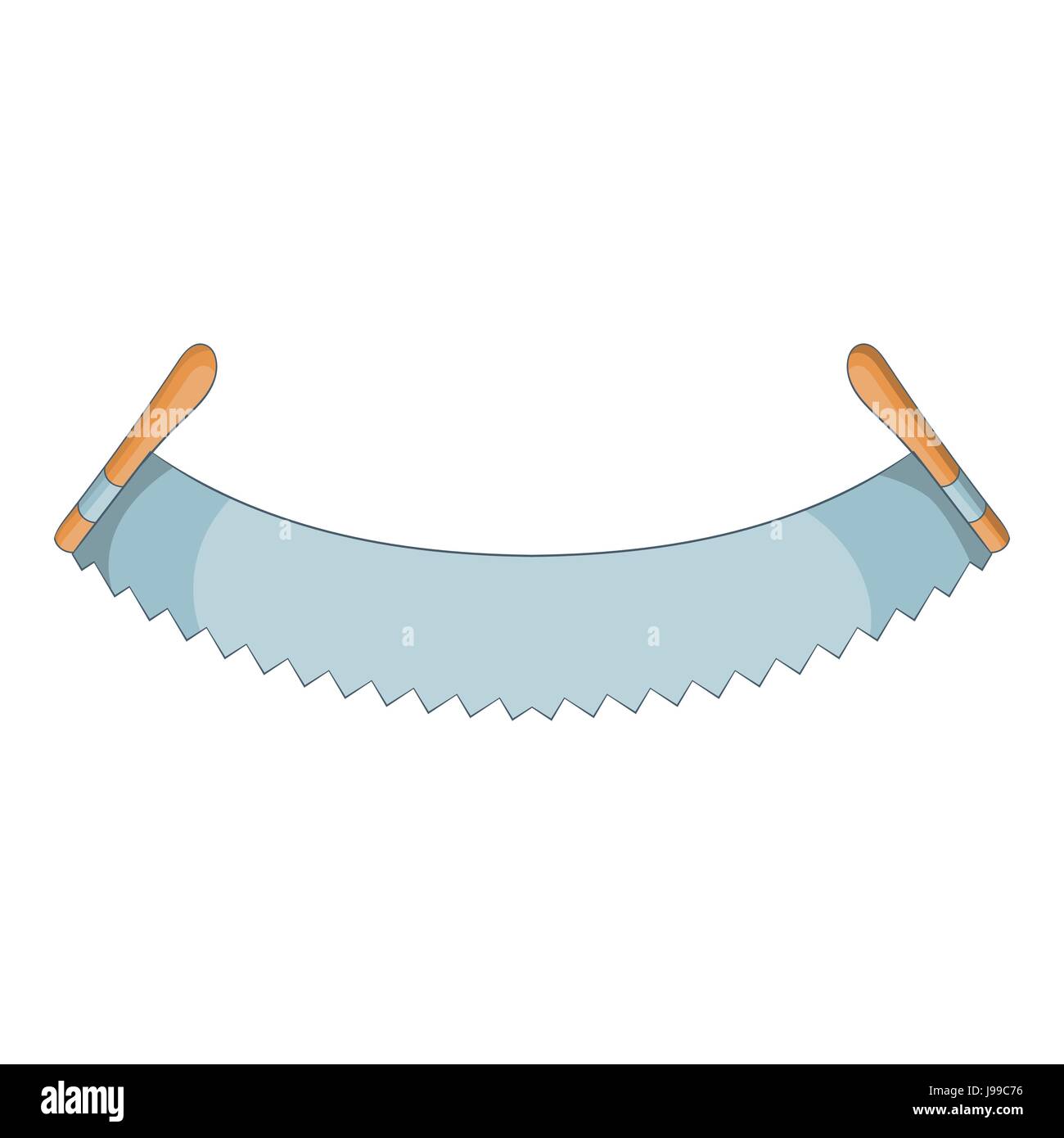 Two man saw icon, cartoon style Stock Vector Image & Art - Alamy