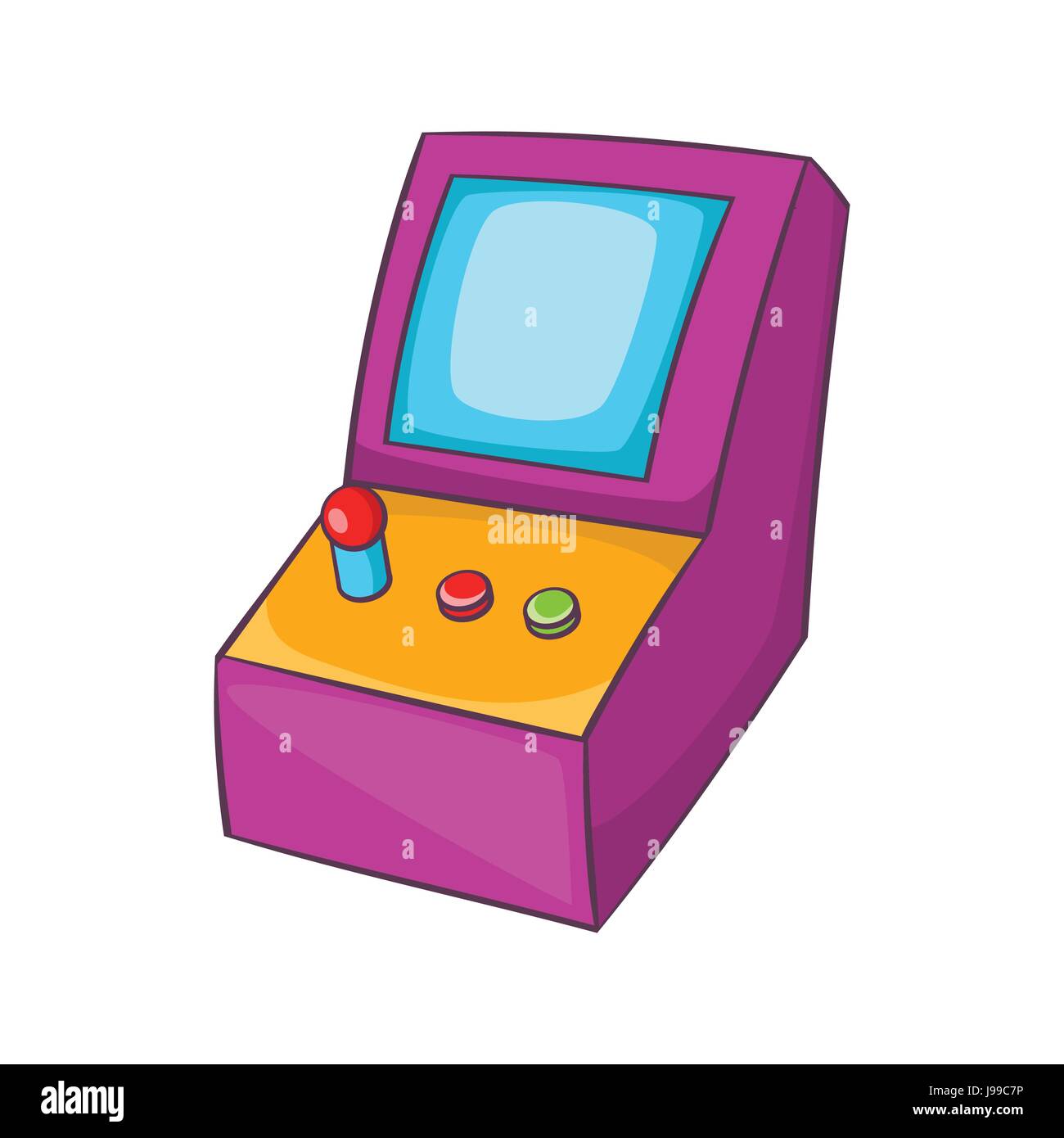 Slot machine icon, cartoon style Stock Vector Image & Art - Alamy