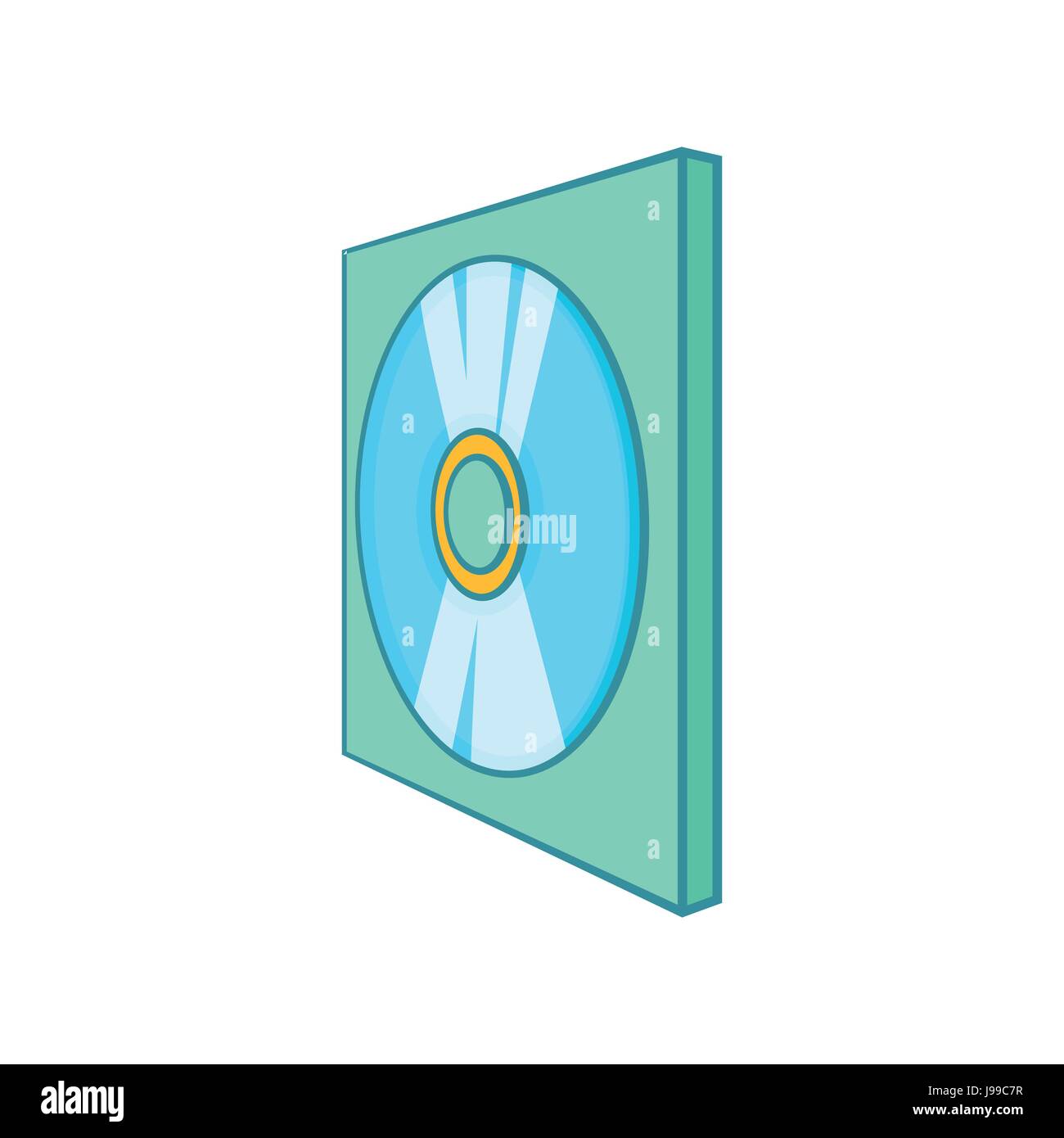 Game disk icon, cartoon style Stock Vector Image & Art - Alamy