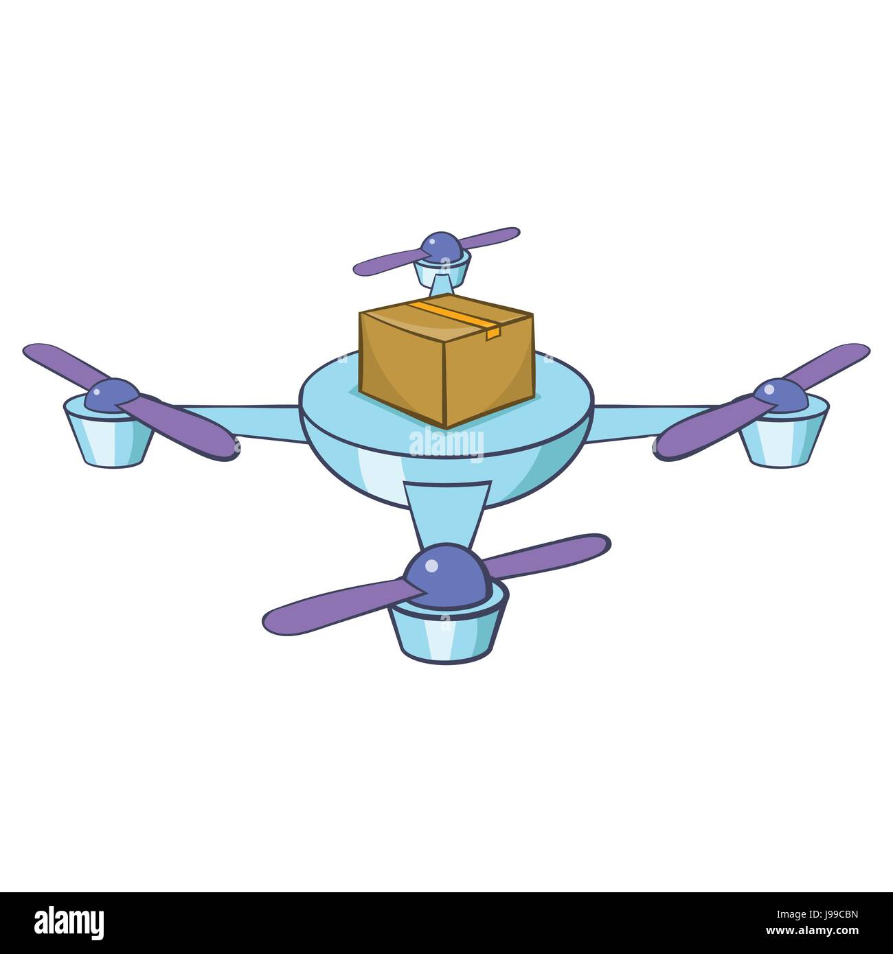 Quadcopter icon, cartoon style Stock Vector Image & Art - Alamy