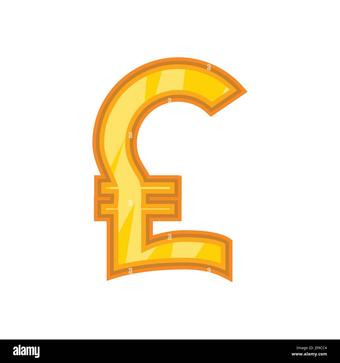 Pound sign icon, cartoon style Stock Vector Image & Art - Alamy