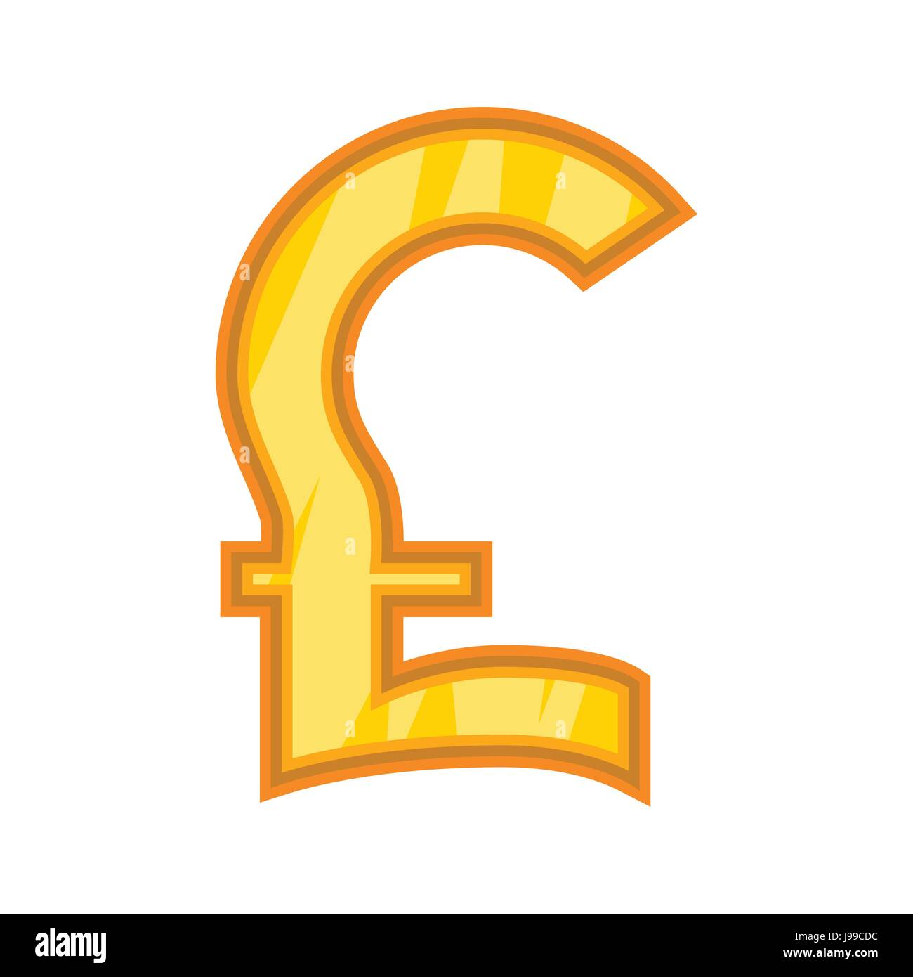 Pound sterling icon, cartoon style Stock Vector Image & Art - Alamy