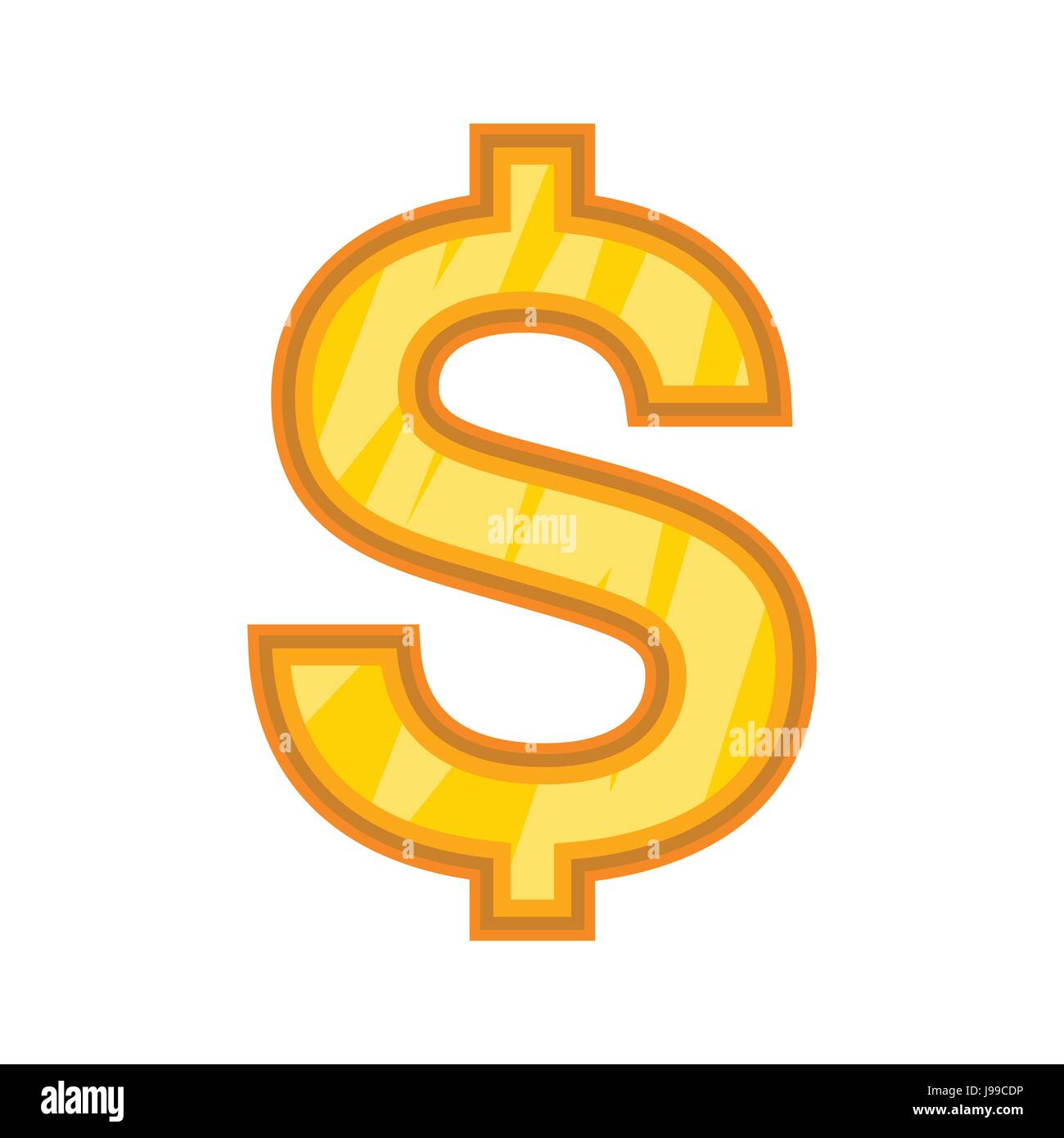 US Dollar icon, cartoon style Stock Vector Image & Art - Alamy