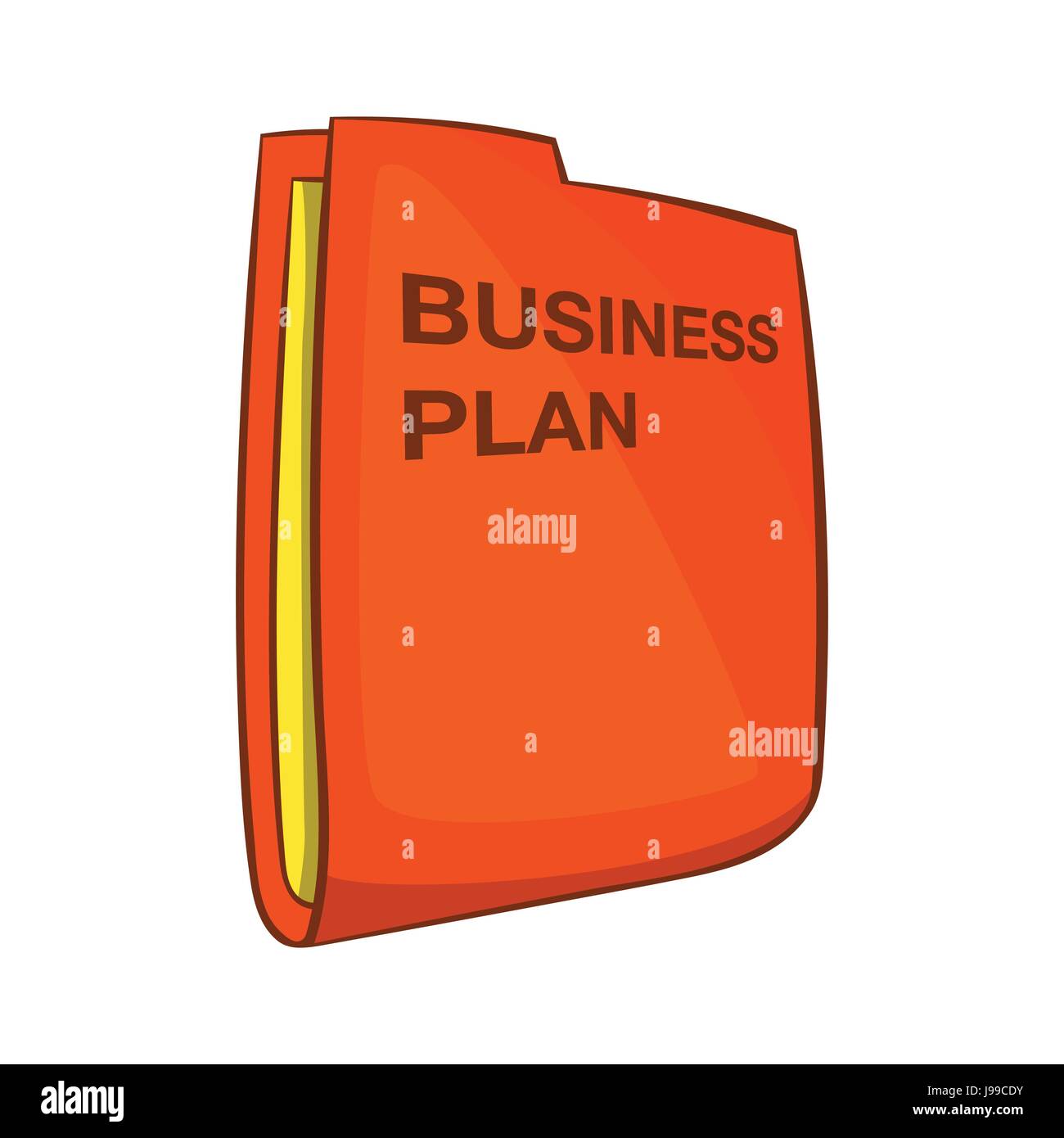 Business plan icon, cartoon style Stock Vector Image & Art - Alamy
