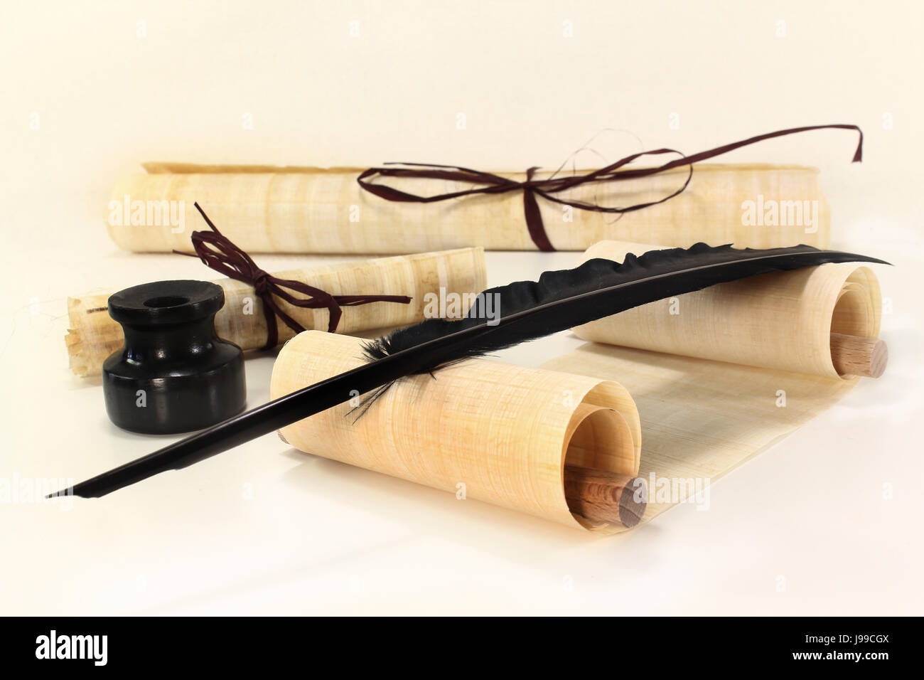 Papyrus scroll hi-res stock photography and images - Alamy