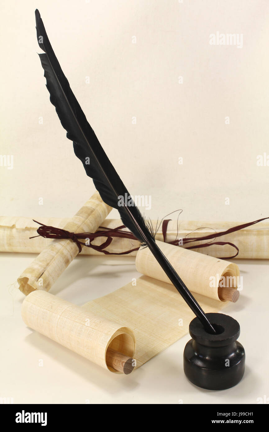 Papyrus scroll hi-res stock photography and images - Alamy