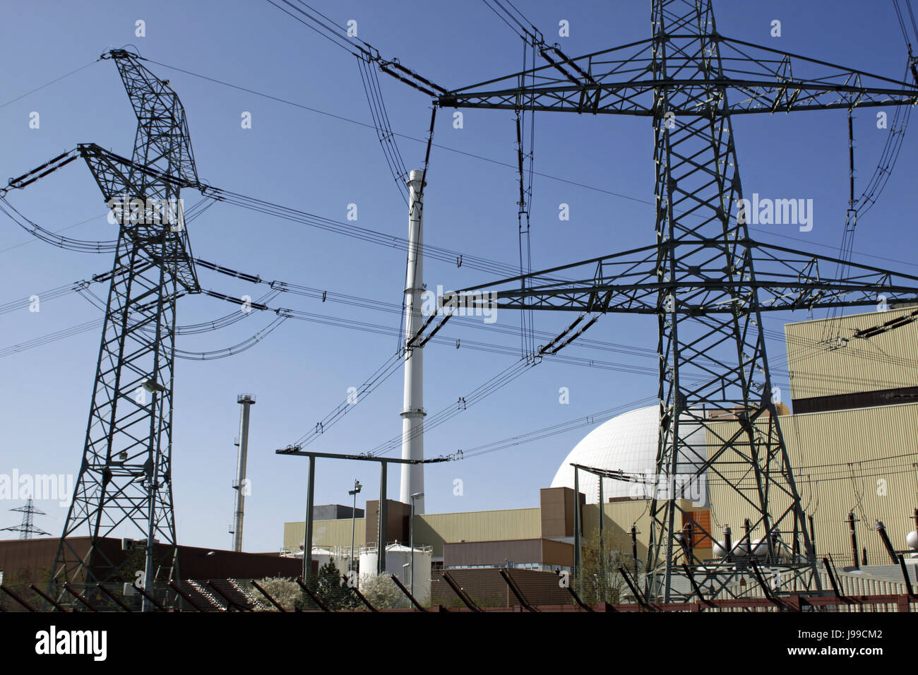 power station, generation of electricity, nuclear power station, energy ...