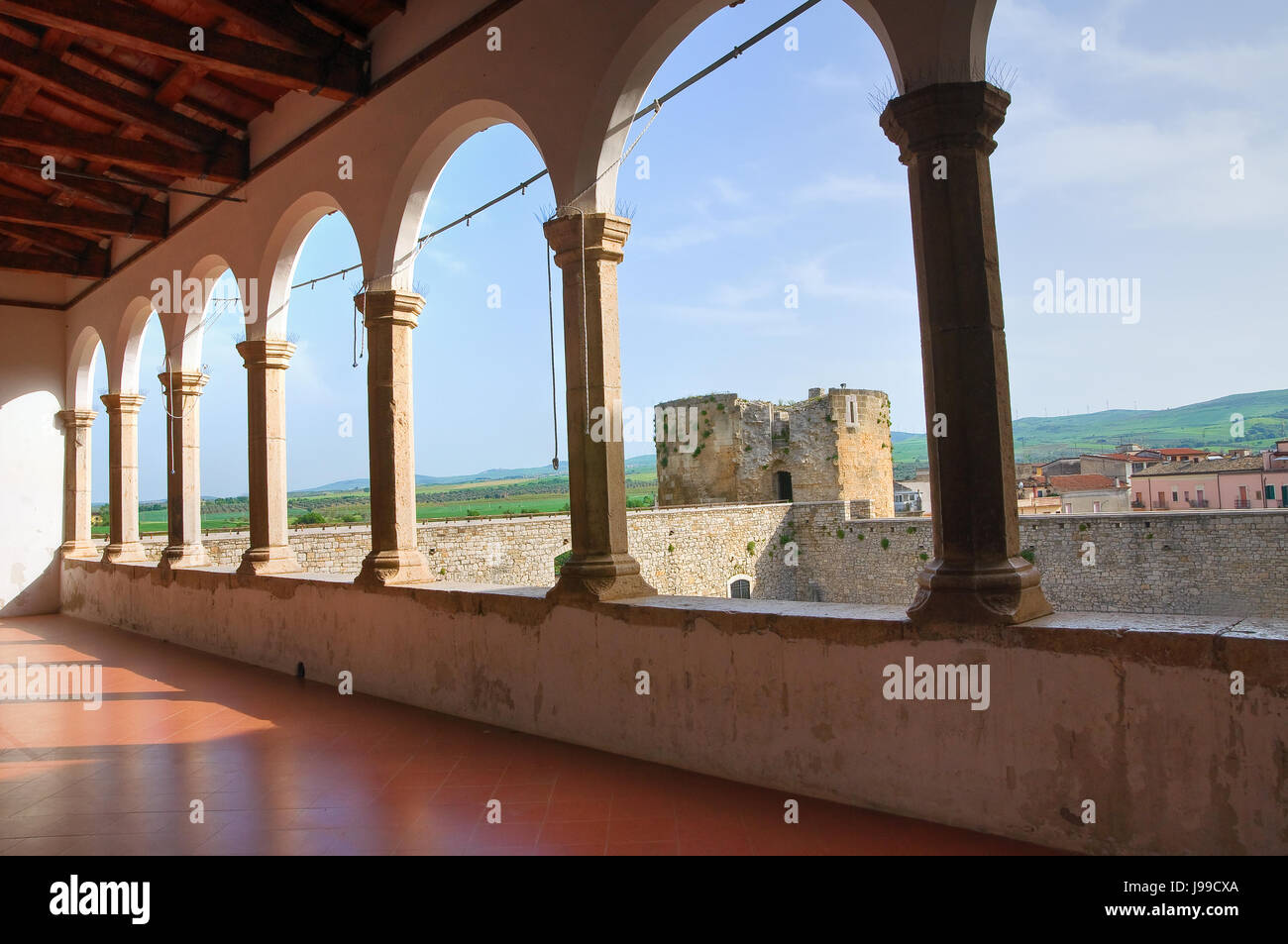 Castle of Venosa. Basilicata. Italy Stock Photo - Alamy