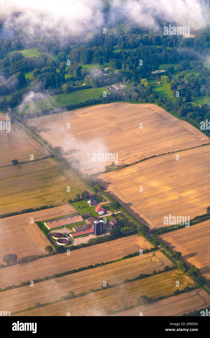 agriculture, farming, fields, farm, pattern, clouds, aerial, rural ...