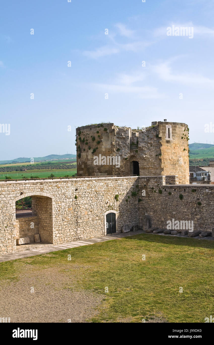Castle of Venosa. Basilicata. Italy Stock Photo - Alamy