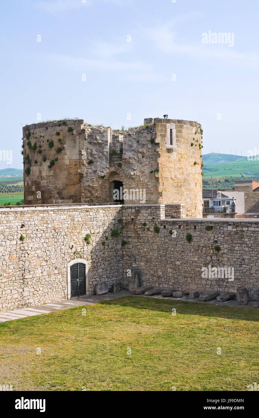 Castle of Venosa. Basilicata. Italy Stock Photo - Alamy