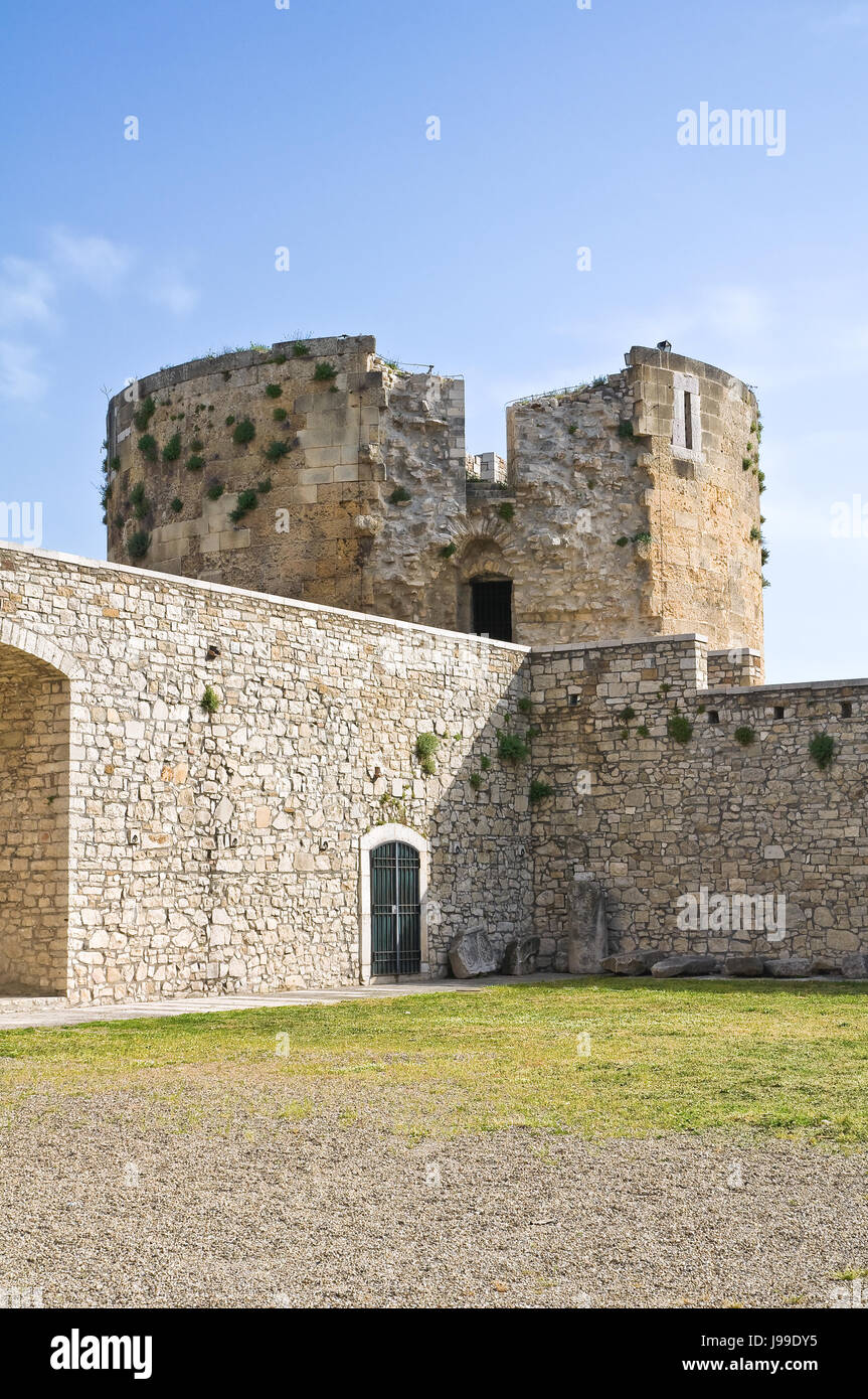 Castle of Venosa. Basilicata. Italy Stock Photo - Alamy