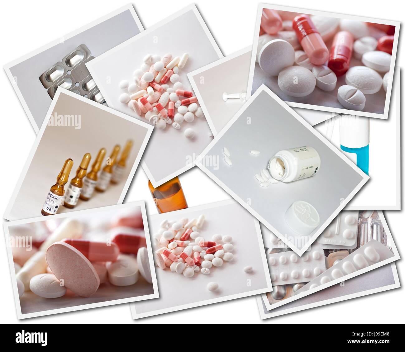 pills, collage, photos, aspirin, postcards, pharmacy, drugstore, doctor ...