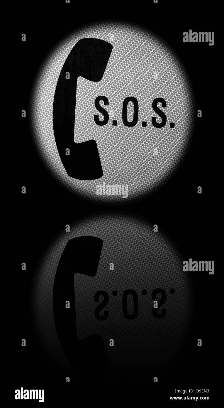 telephone, phone, danger, call, emergency, pictogram, symbol ...