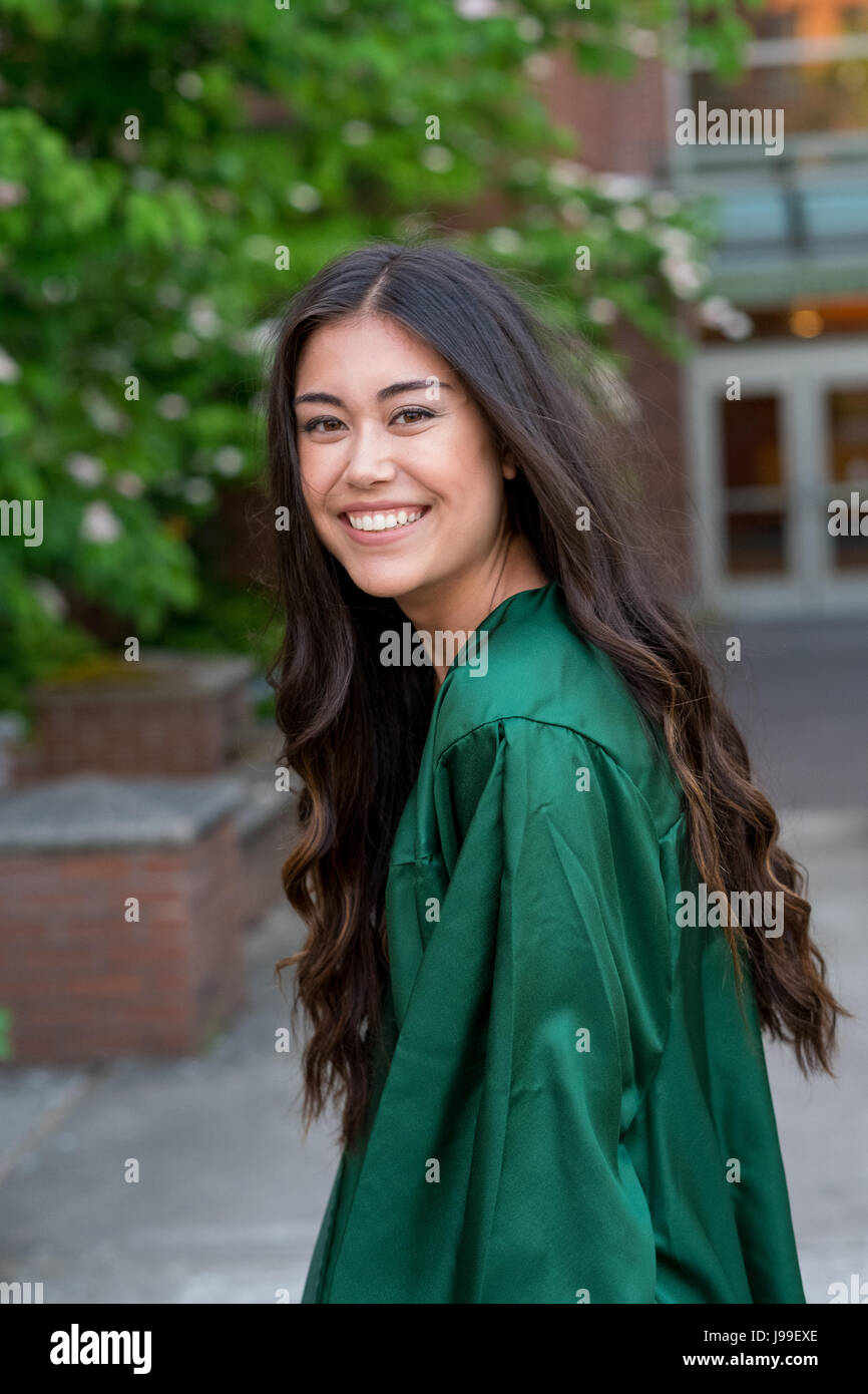College Graduation Photo on University Campus Stock Photo - Alamy