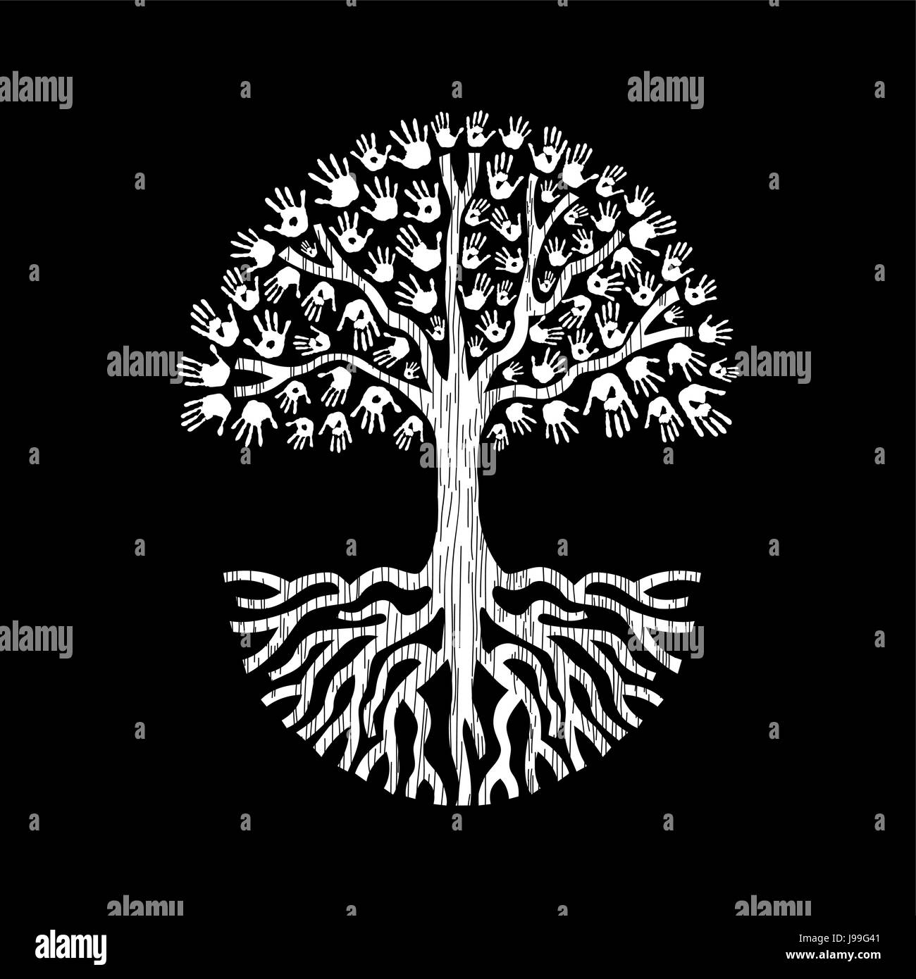 Social roots Stock Vector Images - Alamy