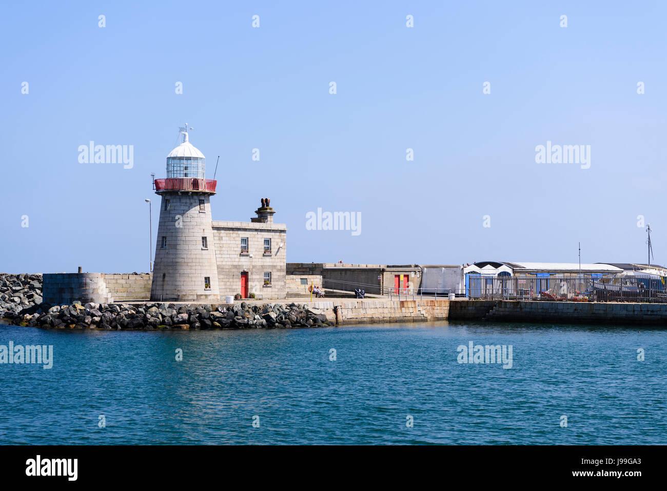Lighthouse entrance dublin port ireland hi-res stock photography and ...