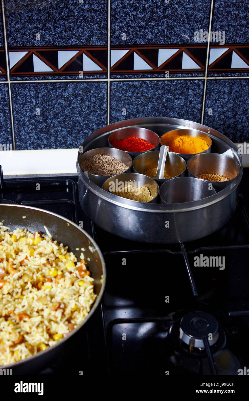 spice, hot, container, emblements, seeds, tasty, spoon, containers, pan ...