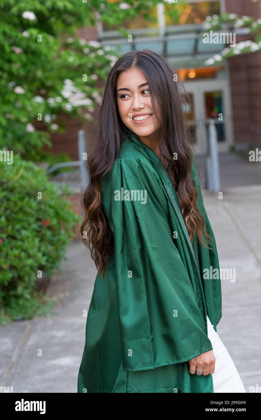 College Graduation Photo on University Campus Stock Photo - Alamy