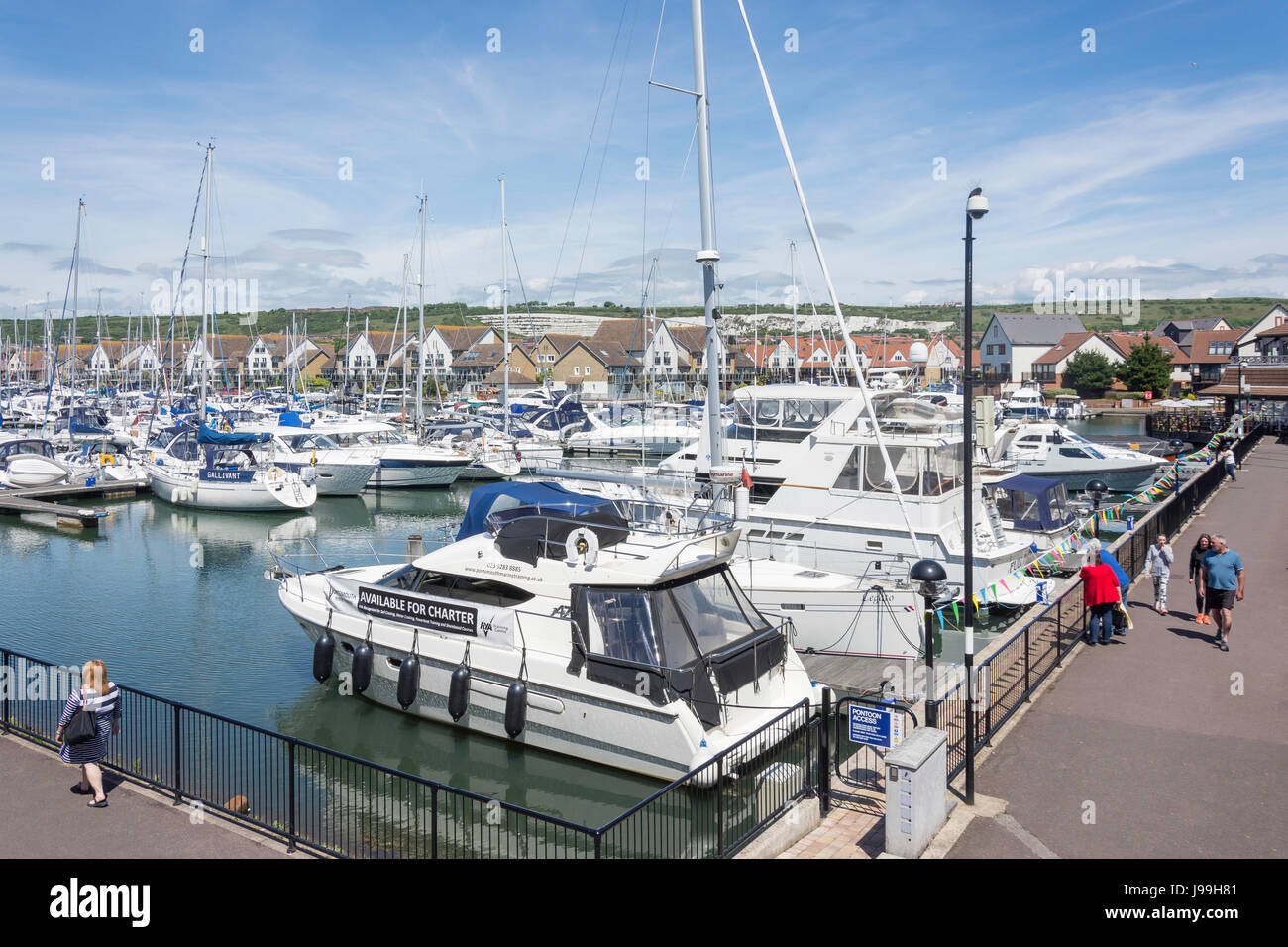 Port Solent Marina, Portsmouth, Hampshire, England, United Kingdom ...