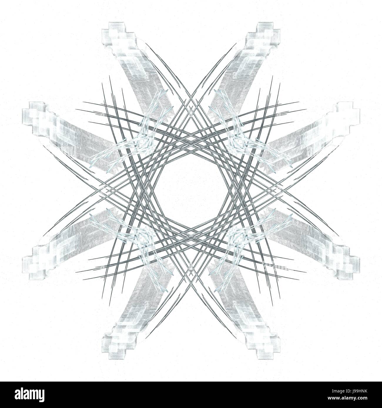 Abstract grunge light blue floral pattern isolated on white background ...