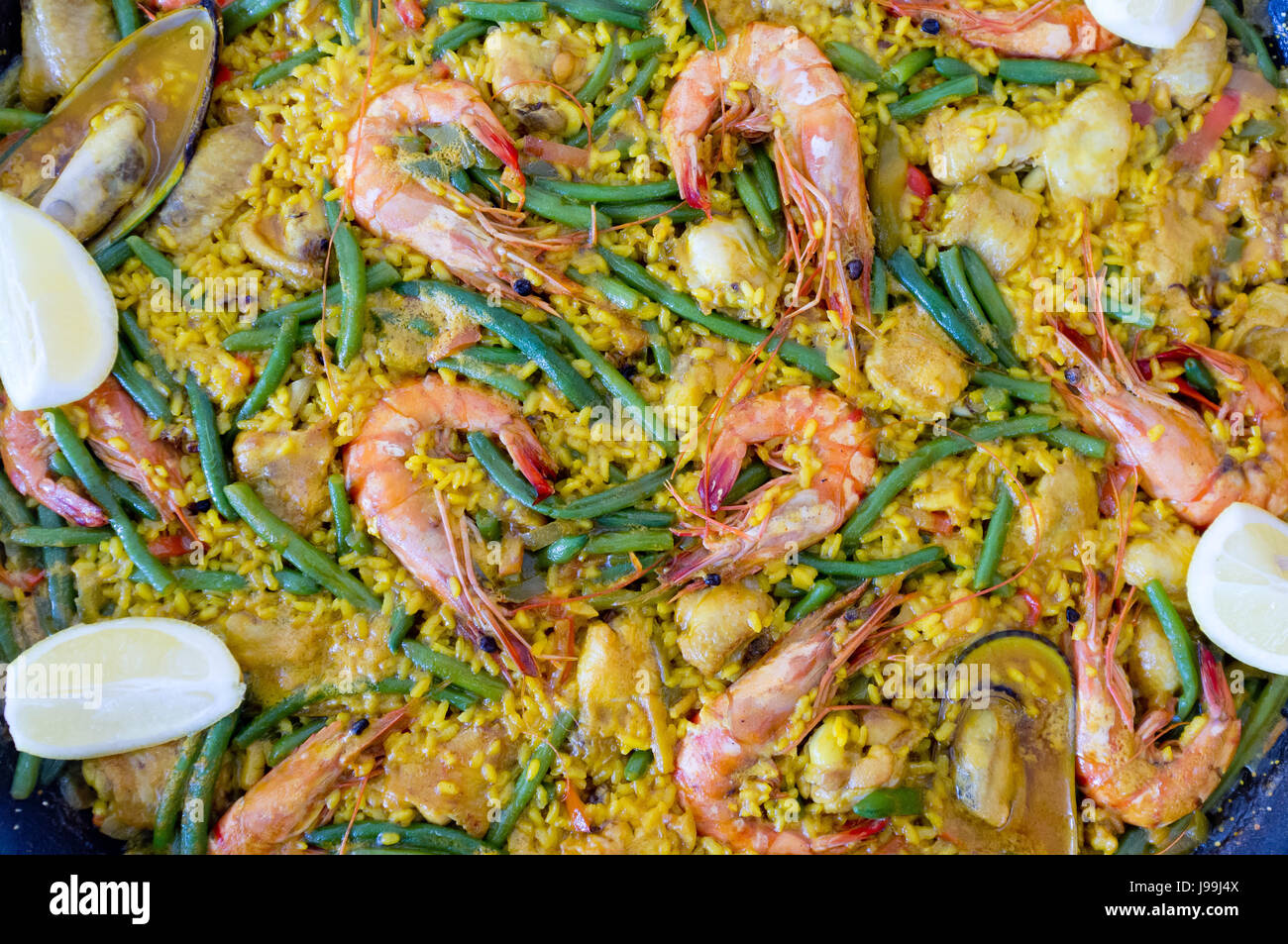 food, aliment, spain, seafood, shrimps, spanish, vegetables, rice, food ...